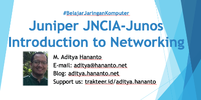Juniper JNCIA-Junos [video #01] Introduction to Networking - Trakteer.id