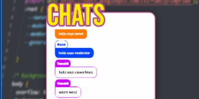 [ Template 1 ] Youtube Live Chat Widget/Overlay "Rounded Border ...