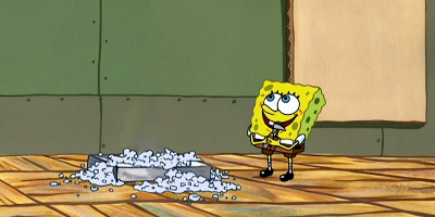 Spongebob Broken Statue (Meme Template) - Trakteer.id
