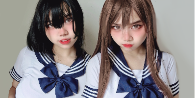 Kotone & Ayane Shirakawa dari tsun (@tsunnyan) di Trakteer - Trakteer.id