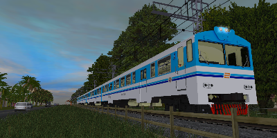KRL Rheostatik batch 1 (Blue Livery) - Trakteer.id