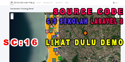 GIS Sekolah Laravel 8 + Leaflet - Trakteer.id