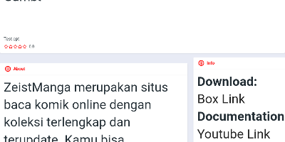 Template website/blogger manga zeismanga V.41 - Trakteer.id