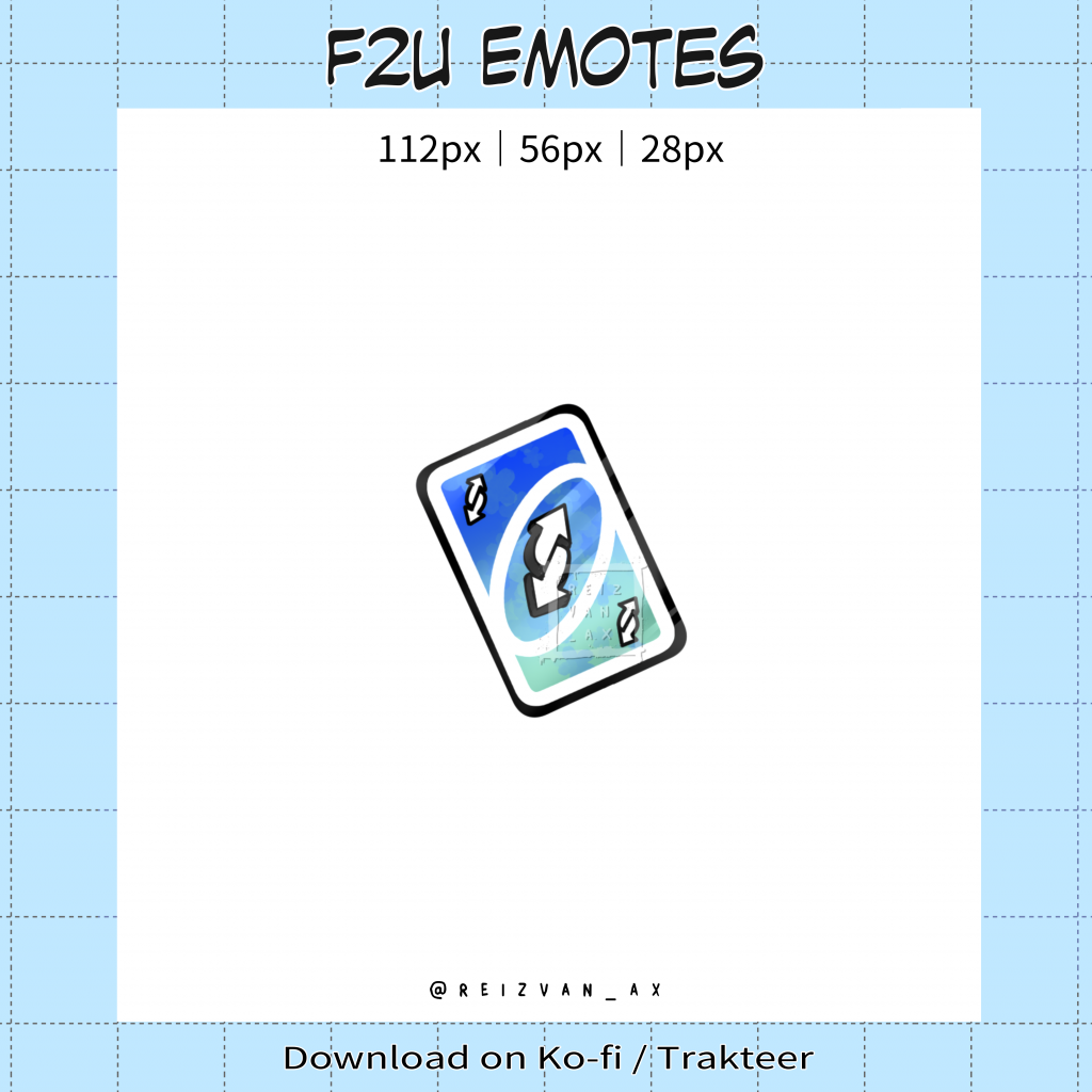 Reverse F2U Emotes - Trakteer.id