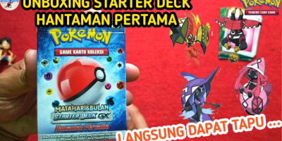 Unboxing Starter Deck Hantaman Pertama | Kartu Pokemon Indonesia - Trakteer.id
