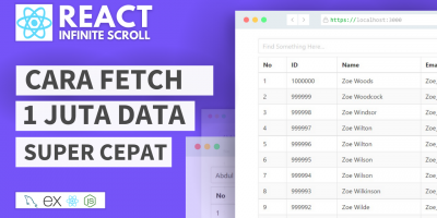 Cara Membuat Infinite Scroll dengan Node JS, Express, React JS, MySQL (Full Stack) - Trakteer.id