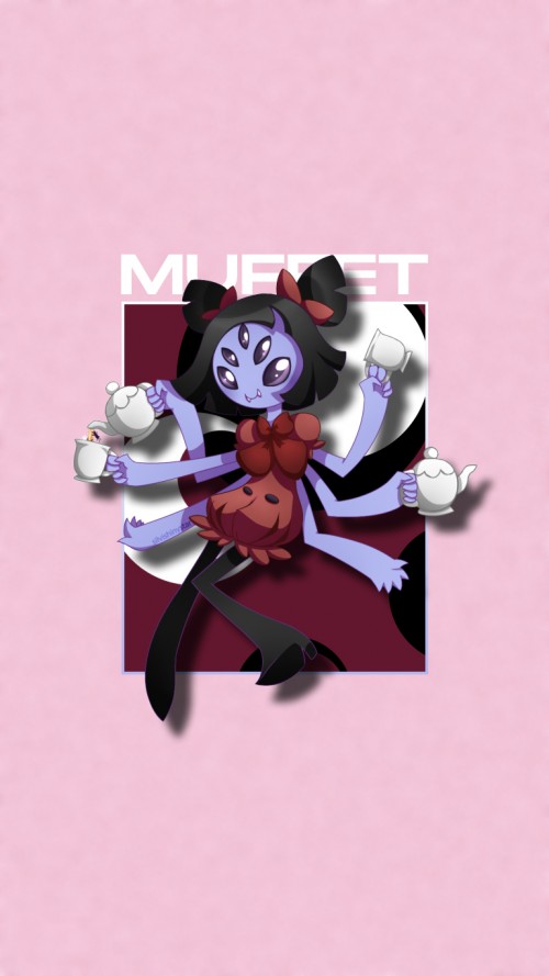 Muffet Wallpaper - UNDERTALE - Trakteer.id