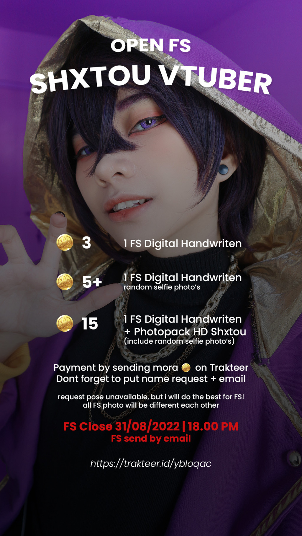 FS Shxtou - Vtuber - Trakteer.id