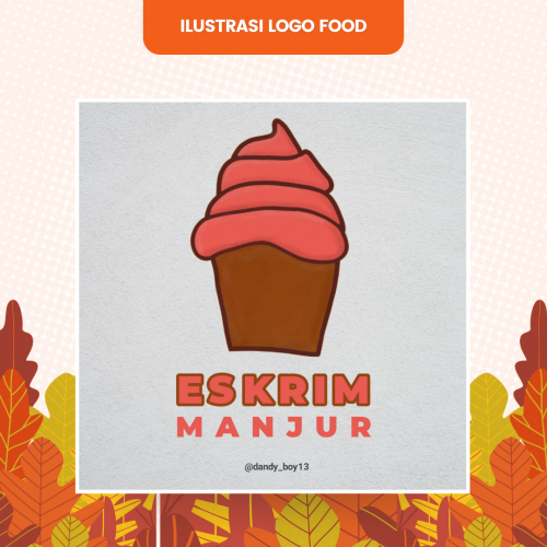Ilustrasi food logo - Trakteer.id