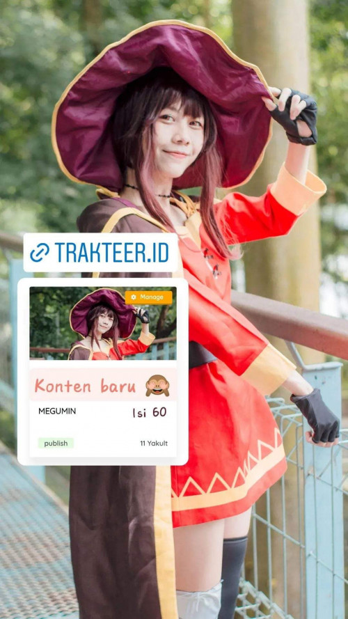 Megumin Photo Cosplay - Trakteer.id