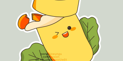 Commission: Food logo - Trakteer.id