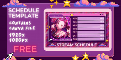 New Template Schedule Free - Trakteer.id