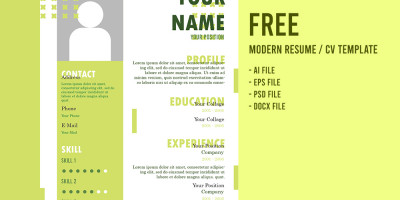 Template untuk CV atau Curriculum Vitae - Trakteer.id
