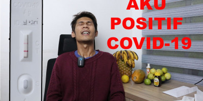 AKU POSITIF COVID-19. - Trakteer.id