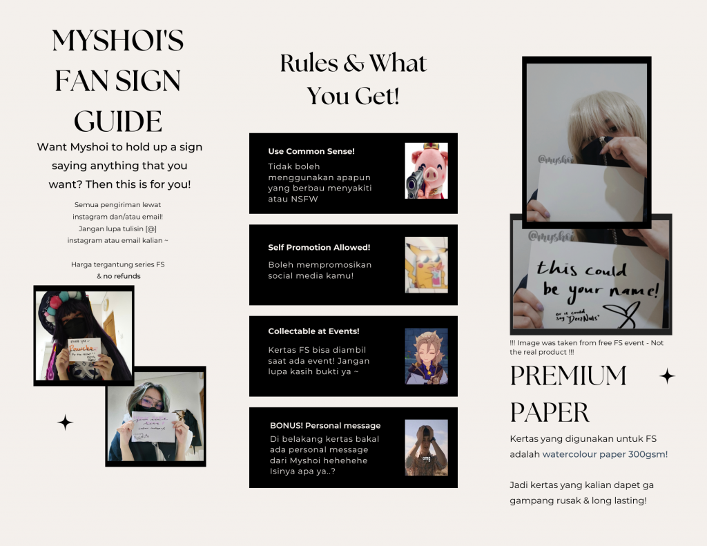 Fansign Guide - Trakteer.id