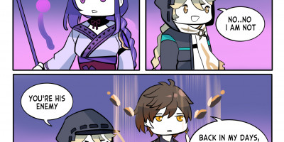 [genshin comic strip] archon fighting - Trakteer.id