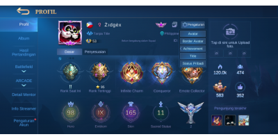 Akun ML Legend Gord - Trakteer.id